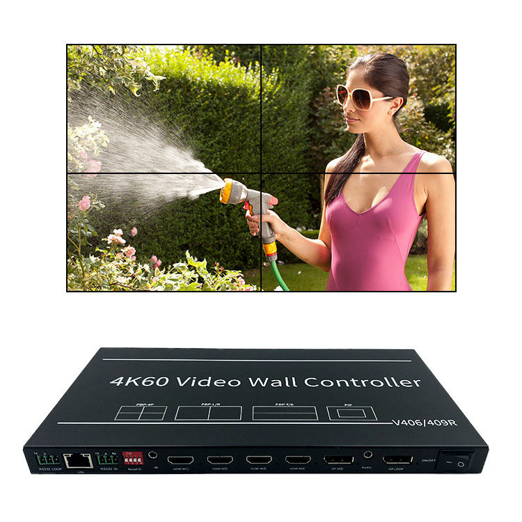 4 in 6 uit 9x2 1x4 1x5 1x6 2x3 3x3 HDMI-processor Splitter Switcher ...